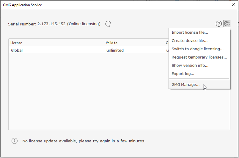 How to open GMG Manage – GMG Support