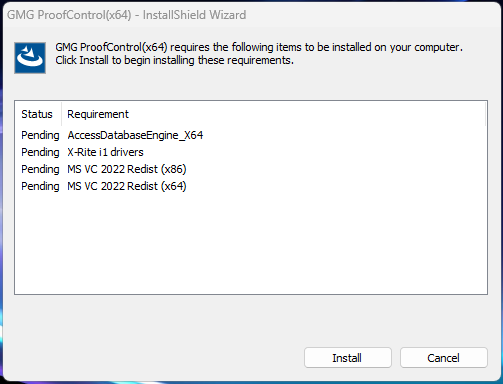 Installation – GMG Support