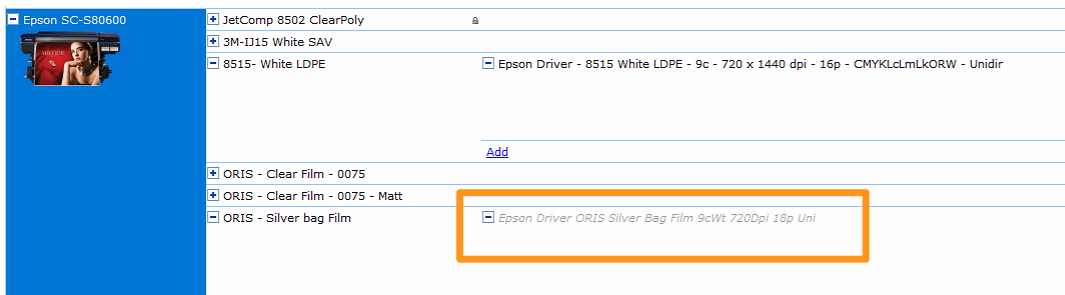 Greyed out calibration sets – GMG Support