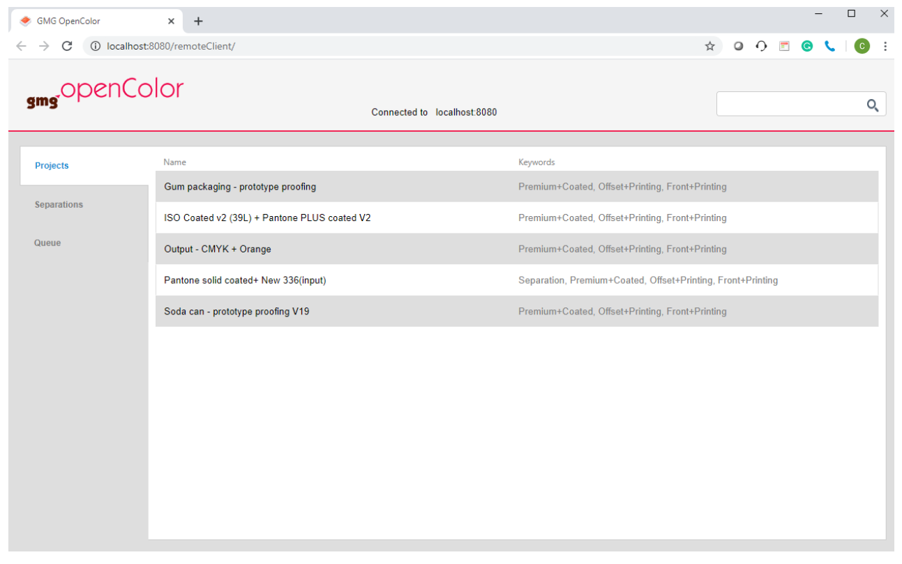 Access your Project Data over the Browser Using GMG OpenColor ...