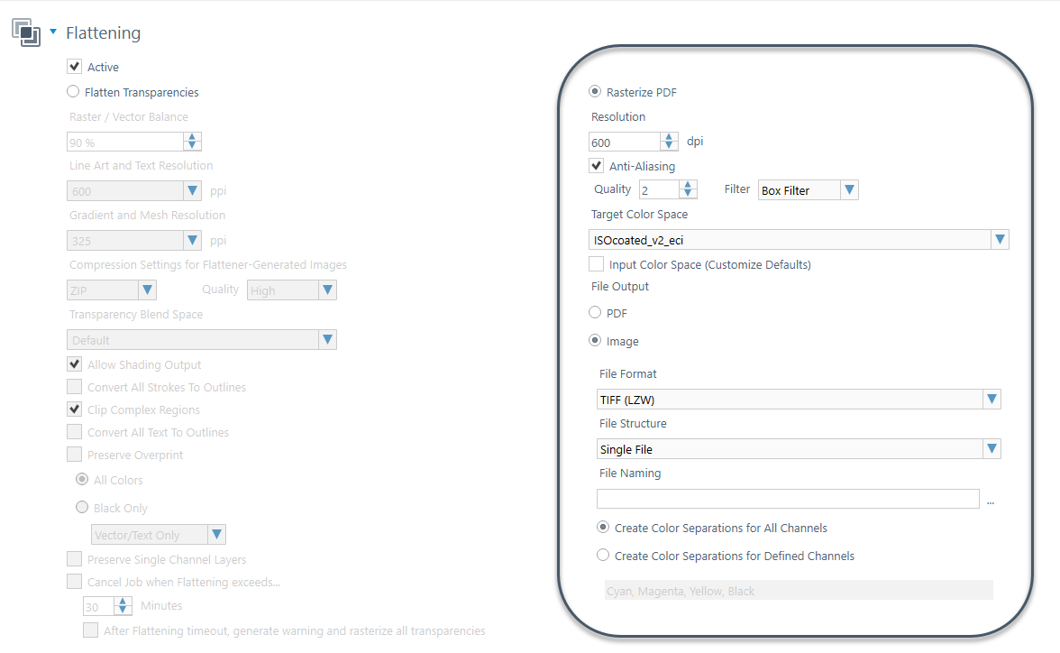 PDF rasterization – GMG Support