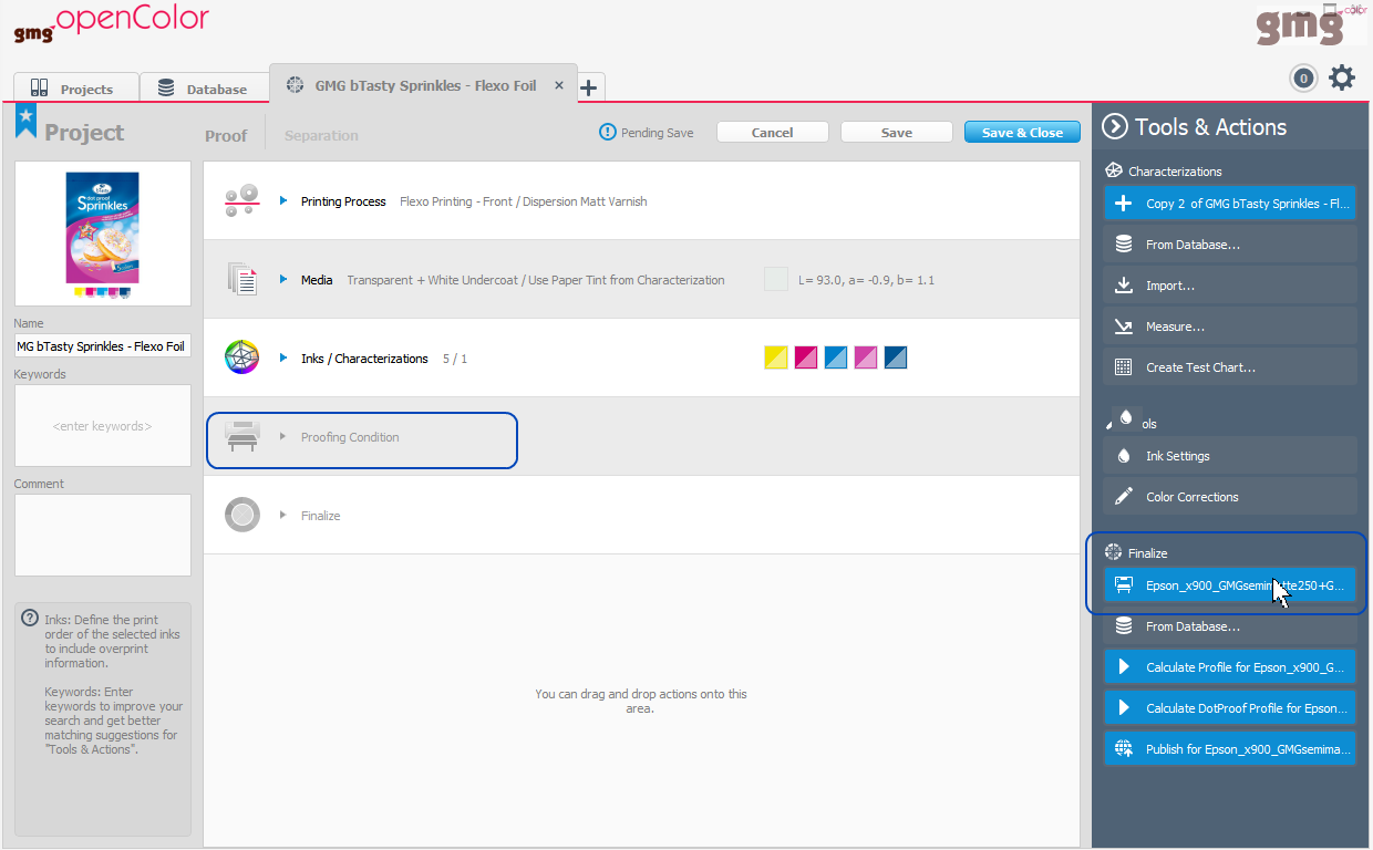 Proofing Conditions – GMG Support