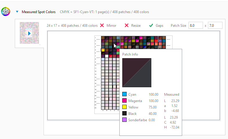 How to measure a test chart – GMG Support