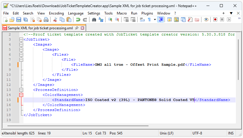 Job Ticket Hotfolder – GMG Support