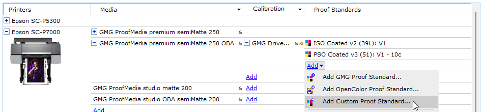 How to add a Proof Standard – GMG Support