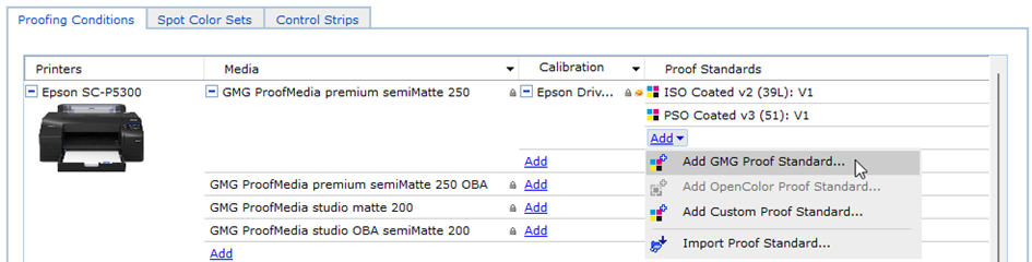 How to add a Proof Standard – GMG Support